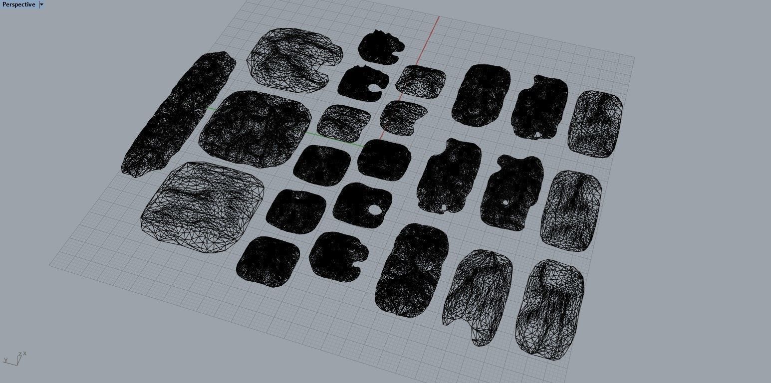 Sharp Eroded Terrain 3D model 3D printable | CGTrader