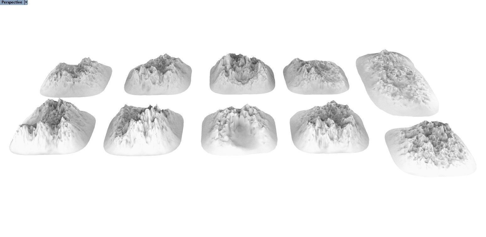 Small Sharp Rocky Obstacles 3D model 3D printable | CGTrader