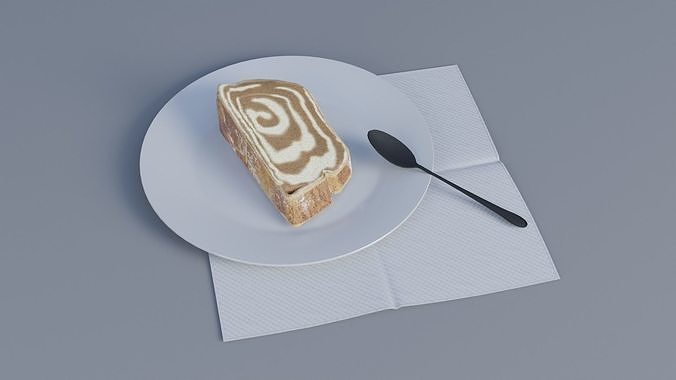 3D model Food plate VR / AR / low-poly | CGTrader