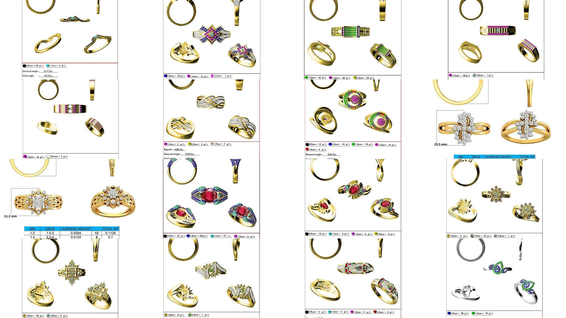 JEWELCAD 336 RING FILES 3D Model Collection | CGTrader