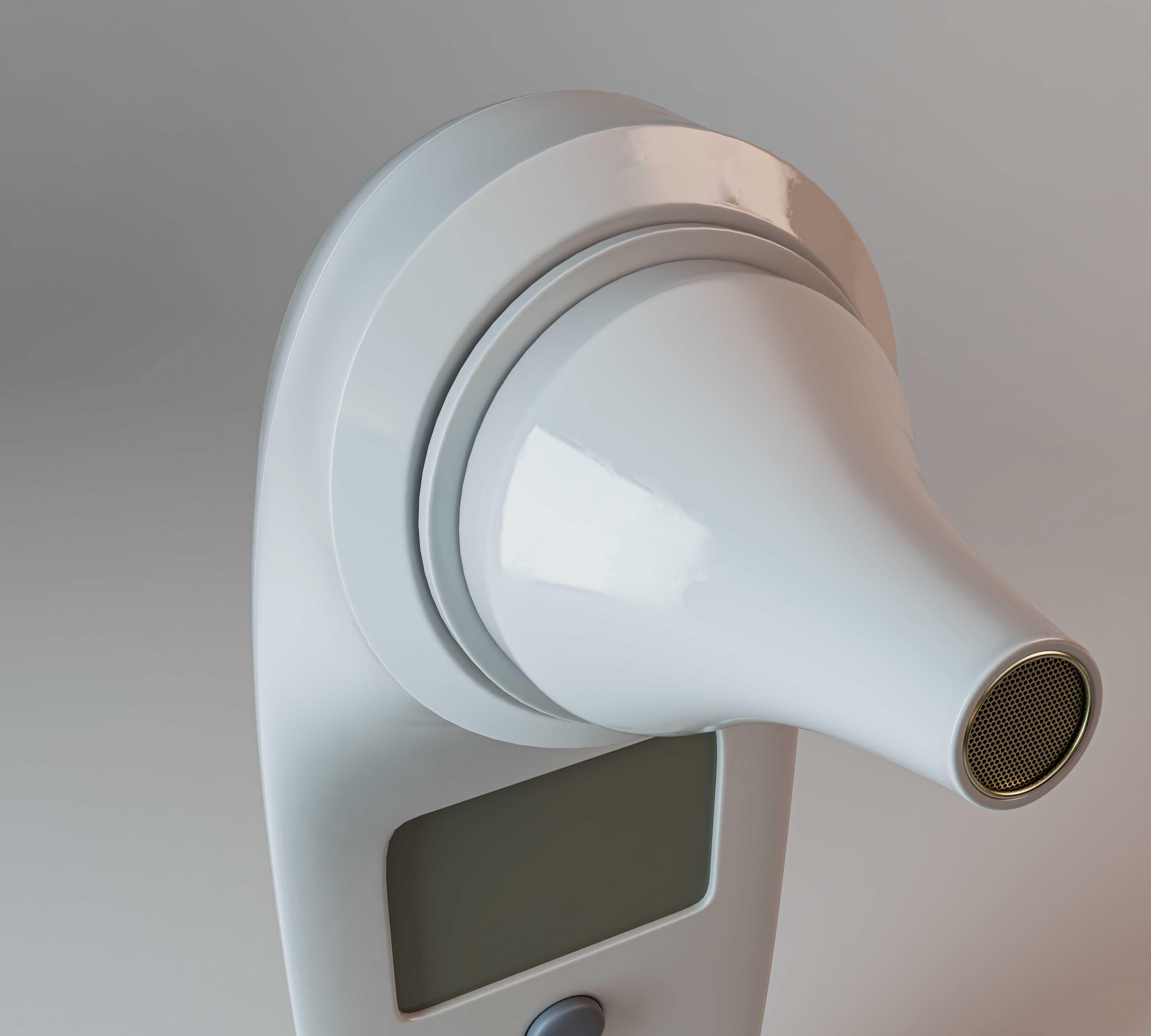 Child In Ear Thermometer 3D model | CGTrader