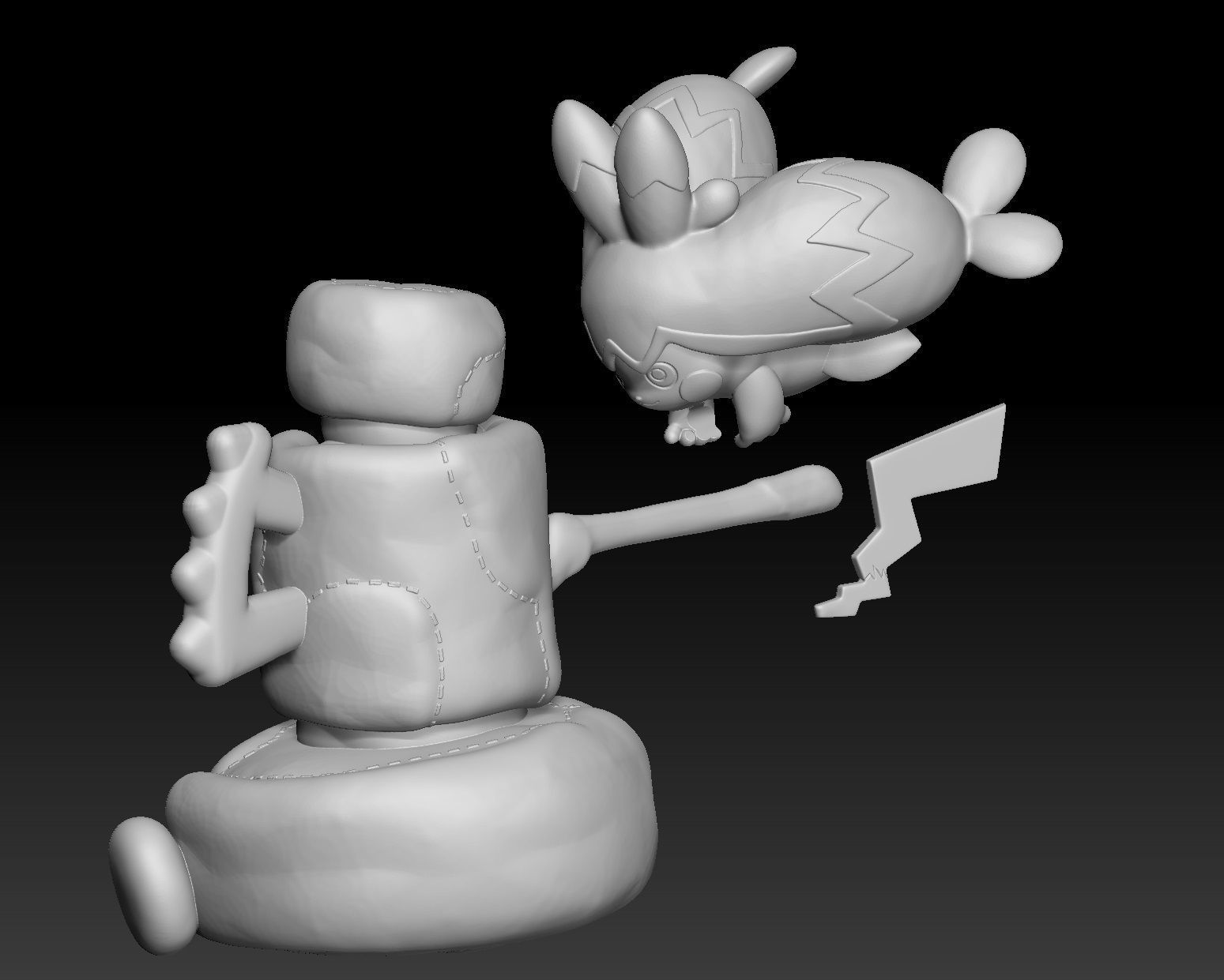 Pokemon Pikachu Cosplay Tinkaton 3D model 3D printable | CGTrader