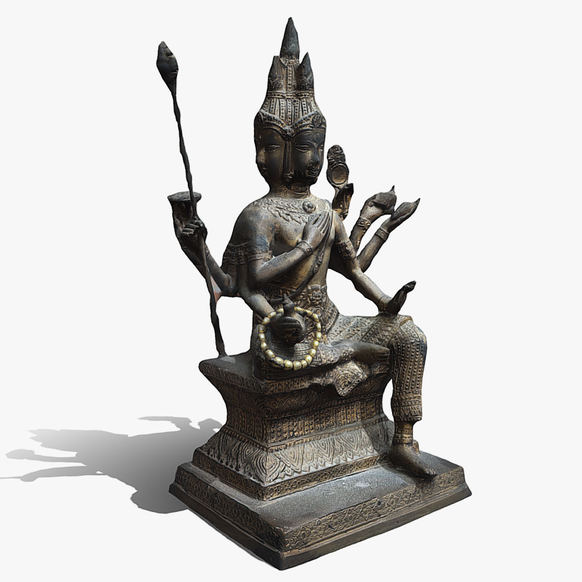 3D model Brahma statue VR / AR / low-poly | CGTrader