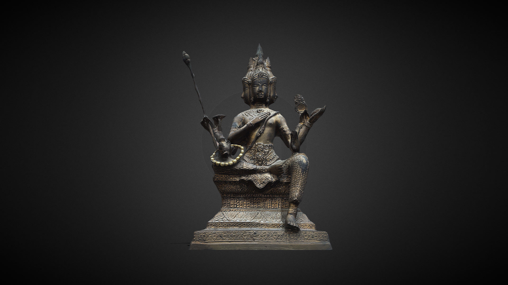 3D model Brahma statue VR / AR / low-poly | CGTrader