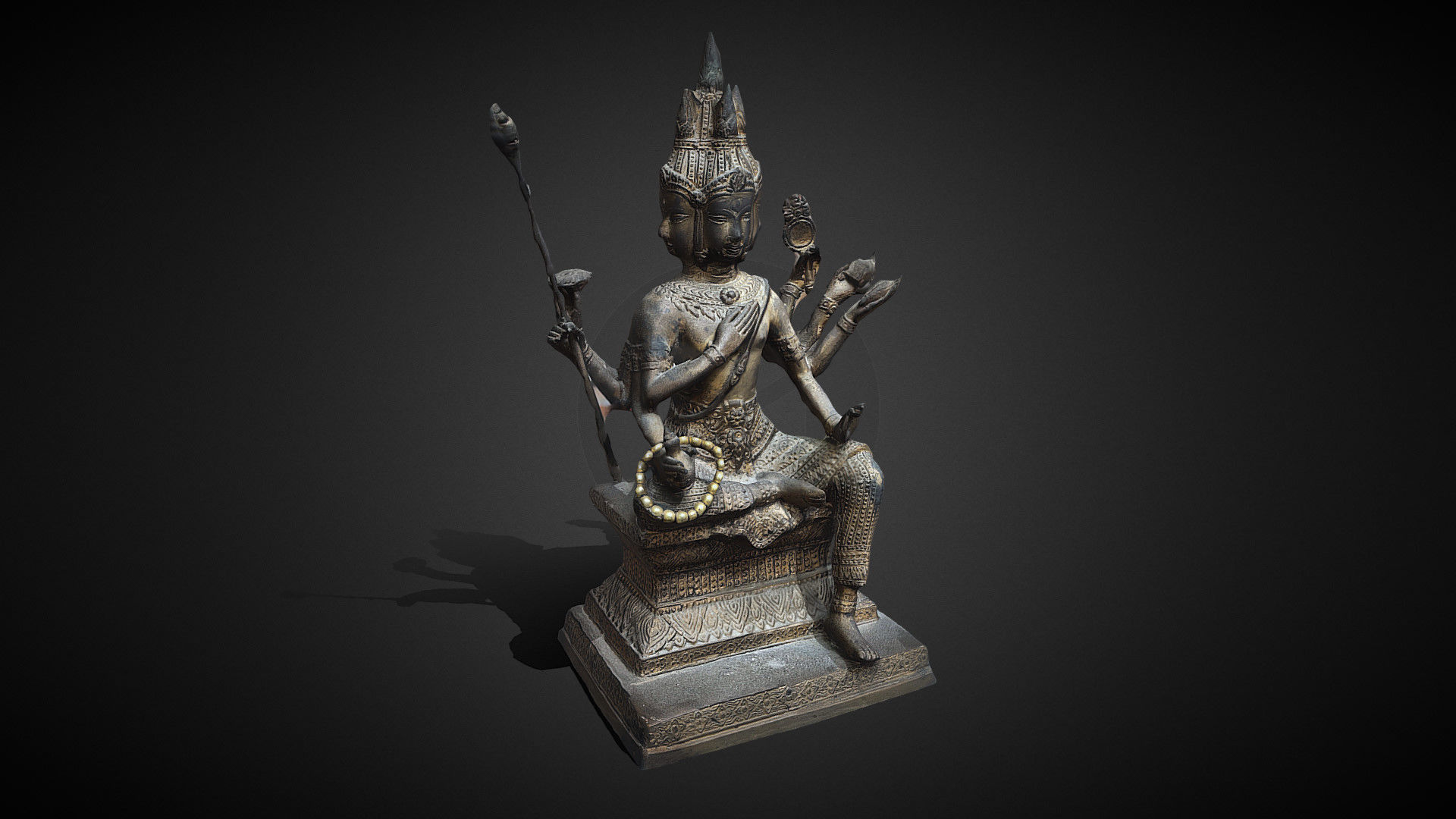 3D model Brahma statue VR / AR / low-poly | CGTrader