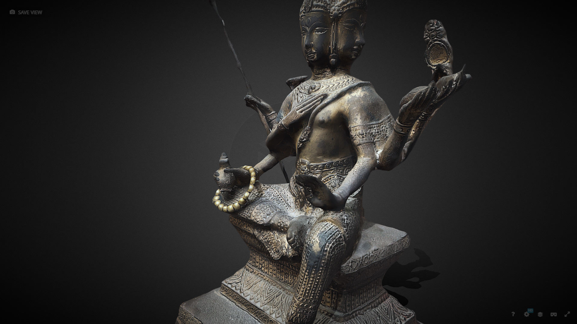 3D model Brahma statue VR / AR / low-poly | CGTrader