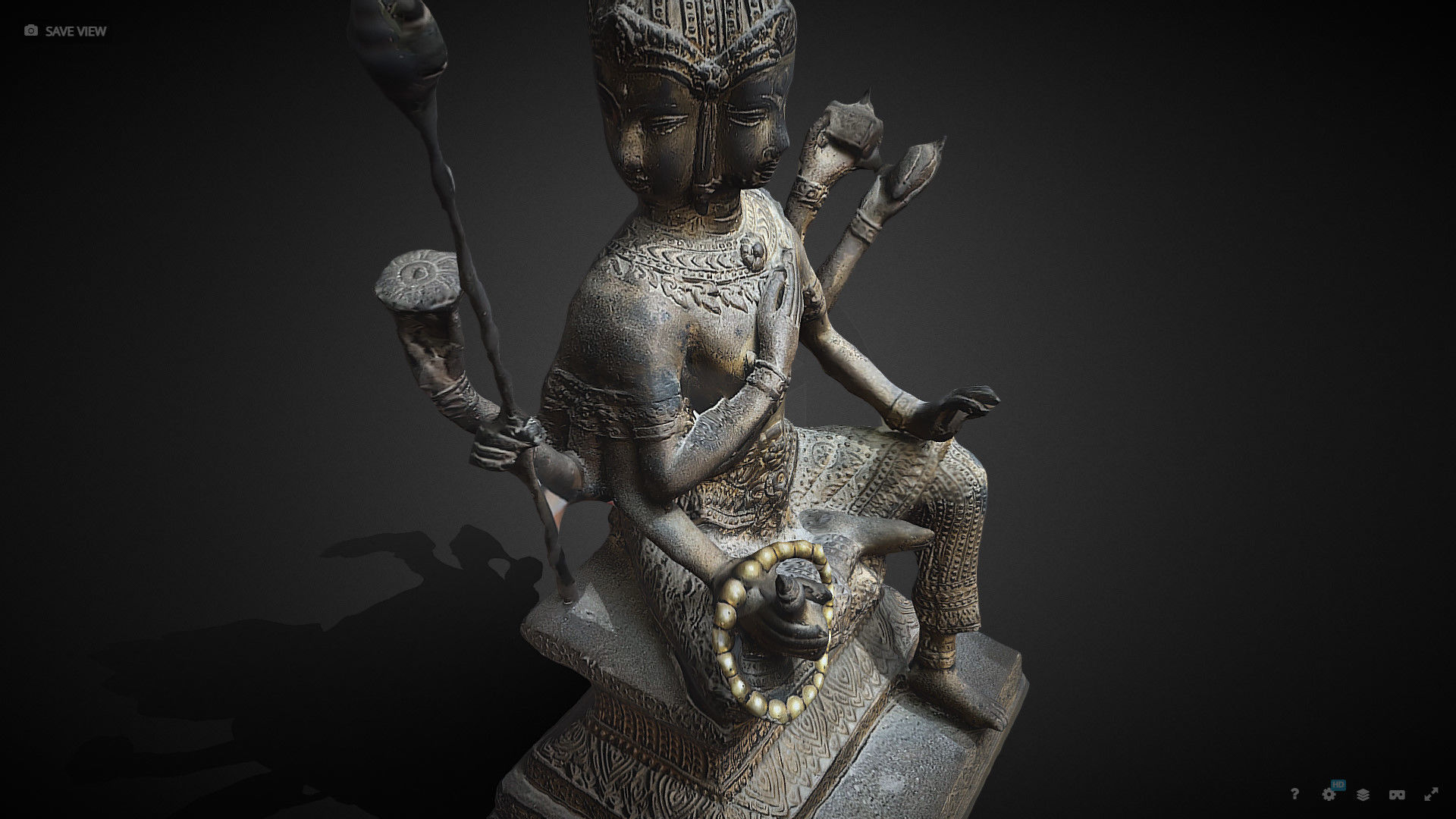 3D model Brahma statue VR / AR / low-poly | CGTrader