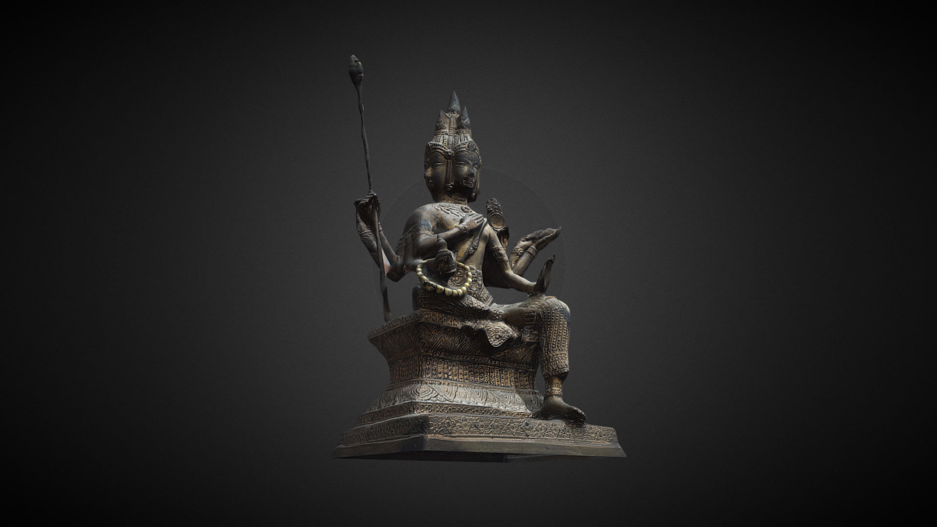 3D model Brahma statue VR / AR / low-poly | CGTrader