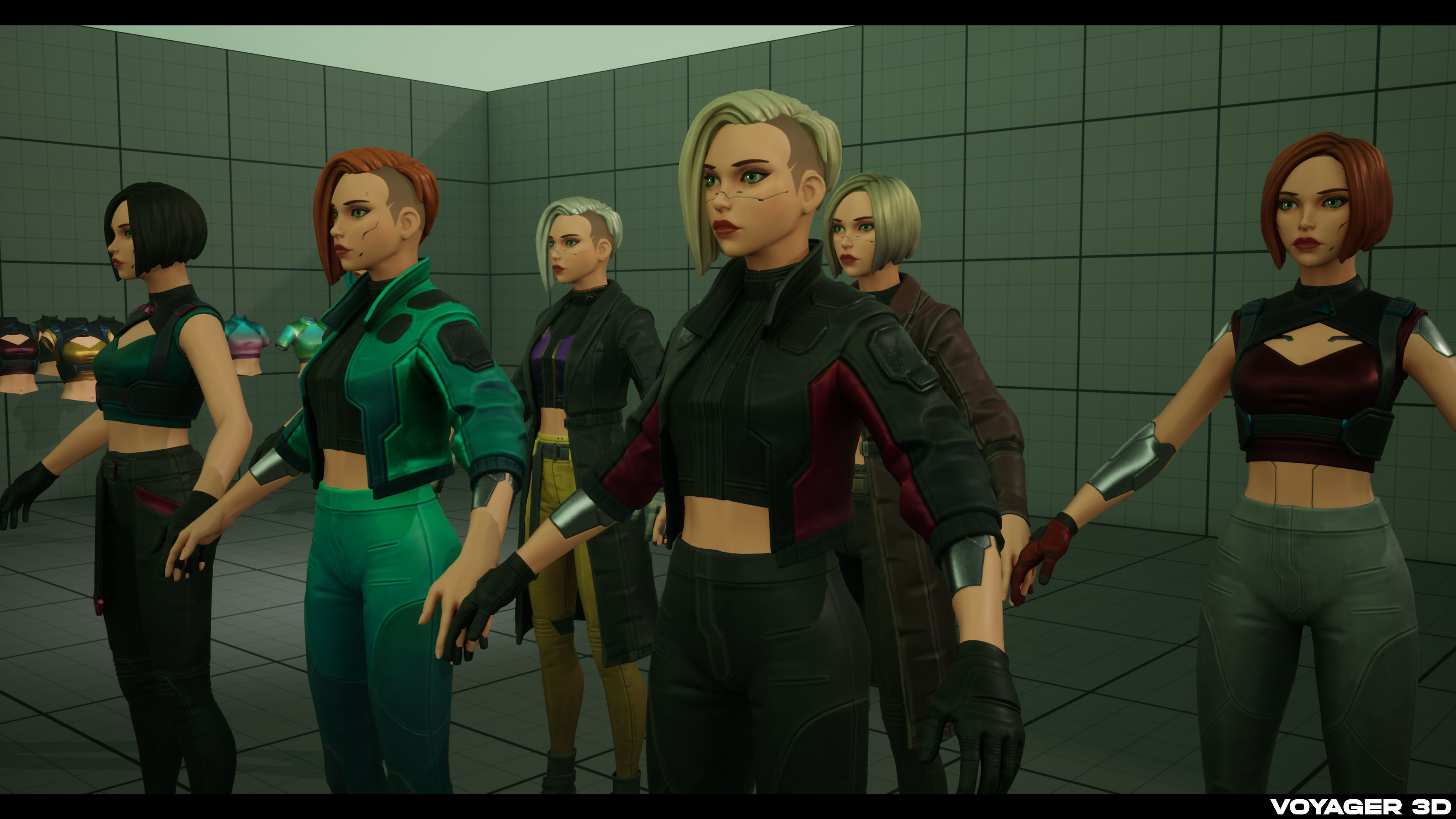 3D model Stylized Cyberpunk Girl VR / AR / low-poly | CGTrader 3D model Stylized Cyberpunk Girl VR / AR / low-poly | CGTrader