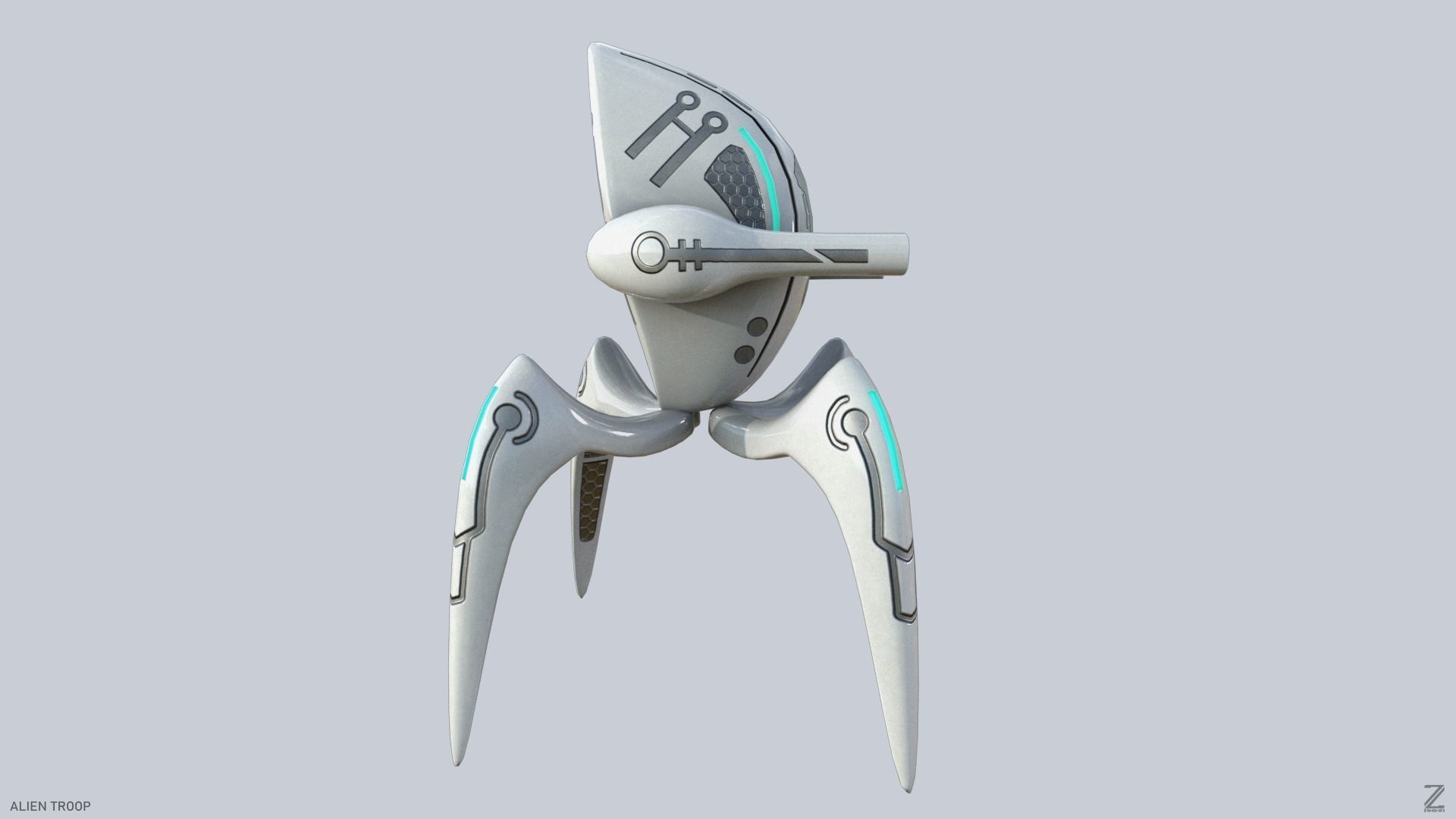 3D model Alien troop VR / AR / low-poly | CGTrader