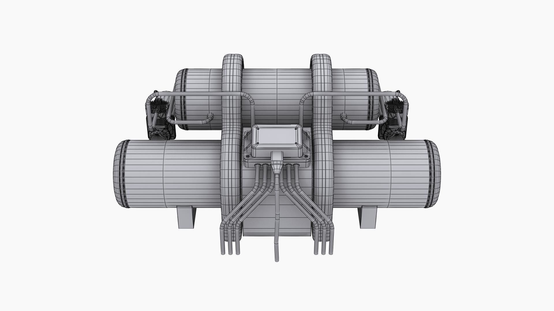 3D model Airlift Performance air suspension kit B VR / AR / low-poly ...