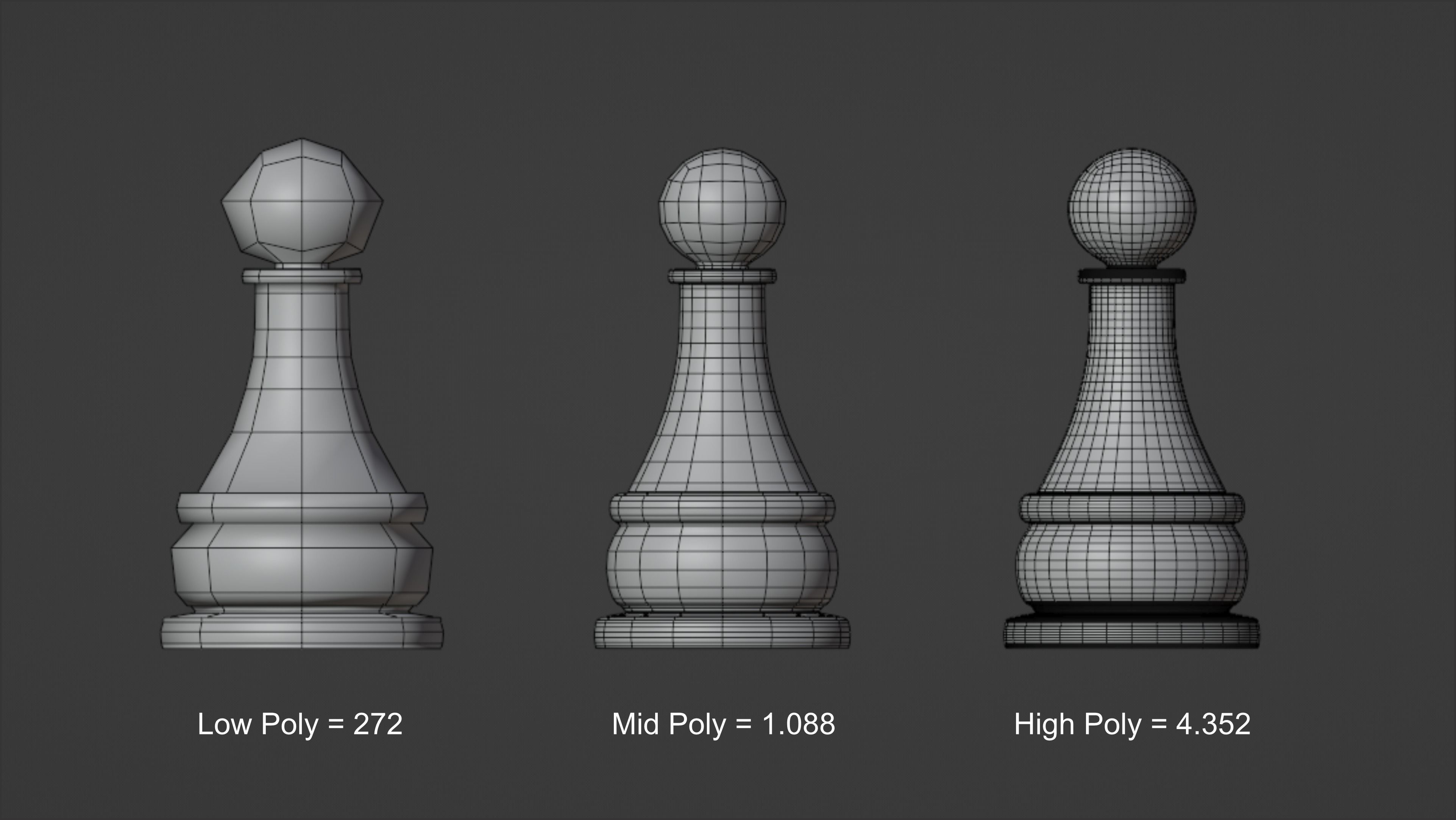 3D model CHESS PAWN VR / AR / low-poly | CGTrader