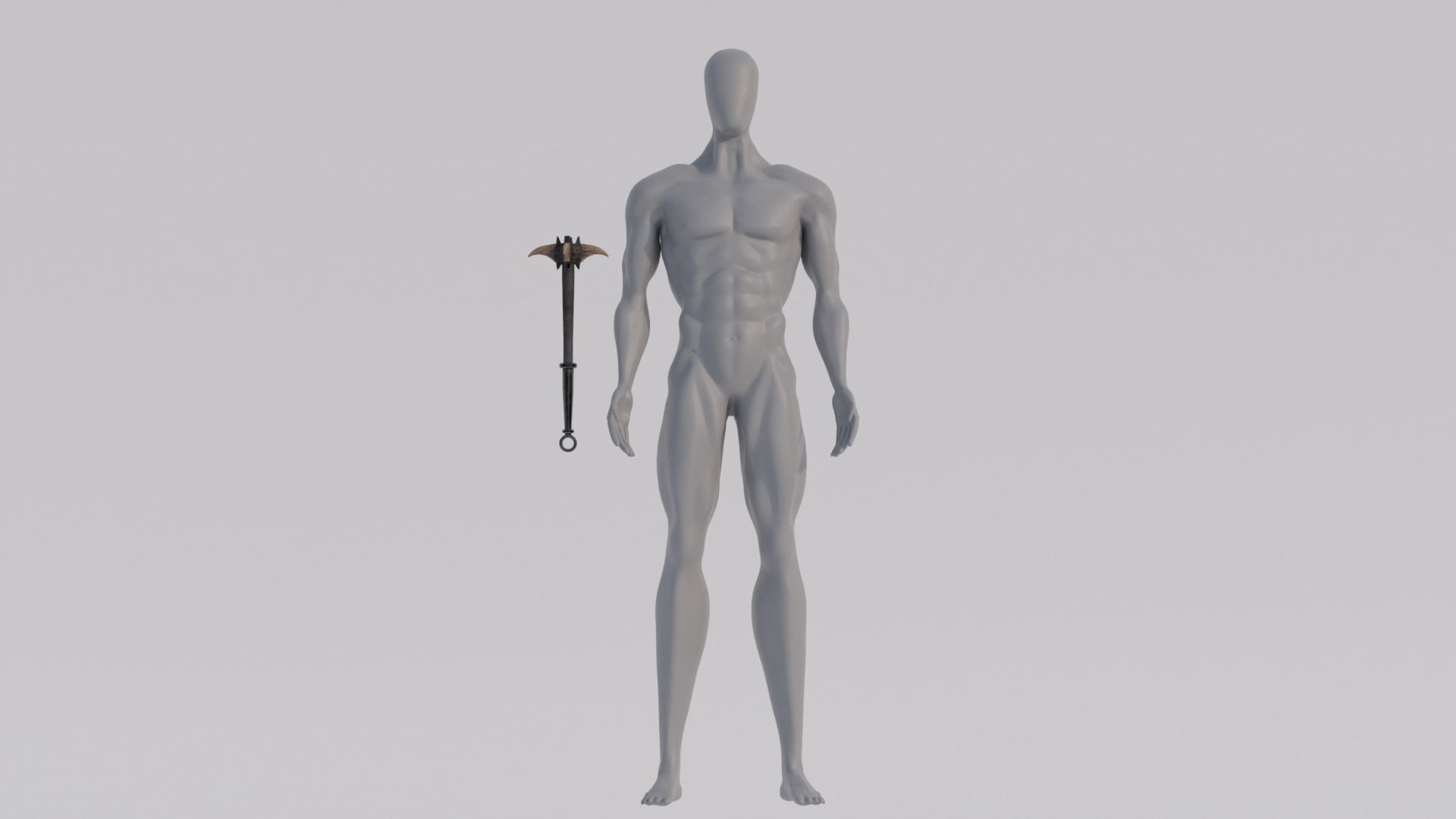 3D model Dragon Bone Mace from Skyrim VR / AR / low-poly | CGTrader