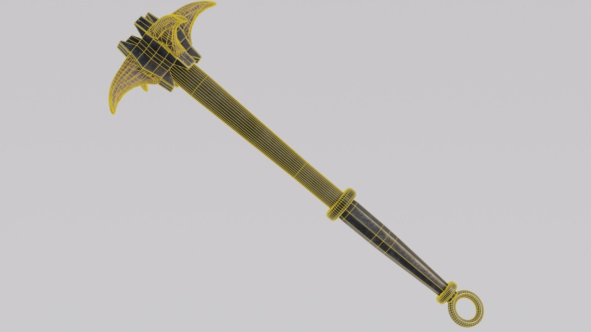 3D model Dragon Bone Mace from Skyrim VR / AR / low-poly | CGTrader