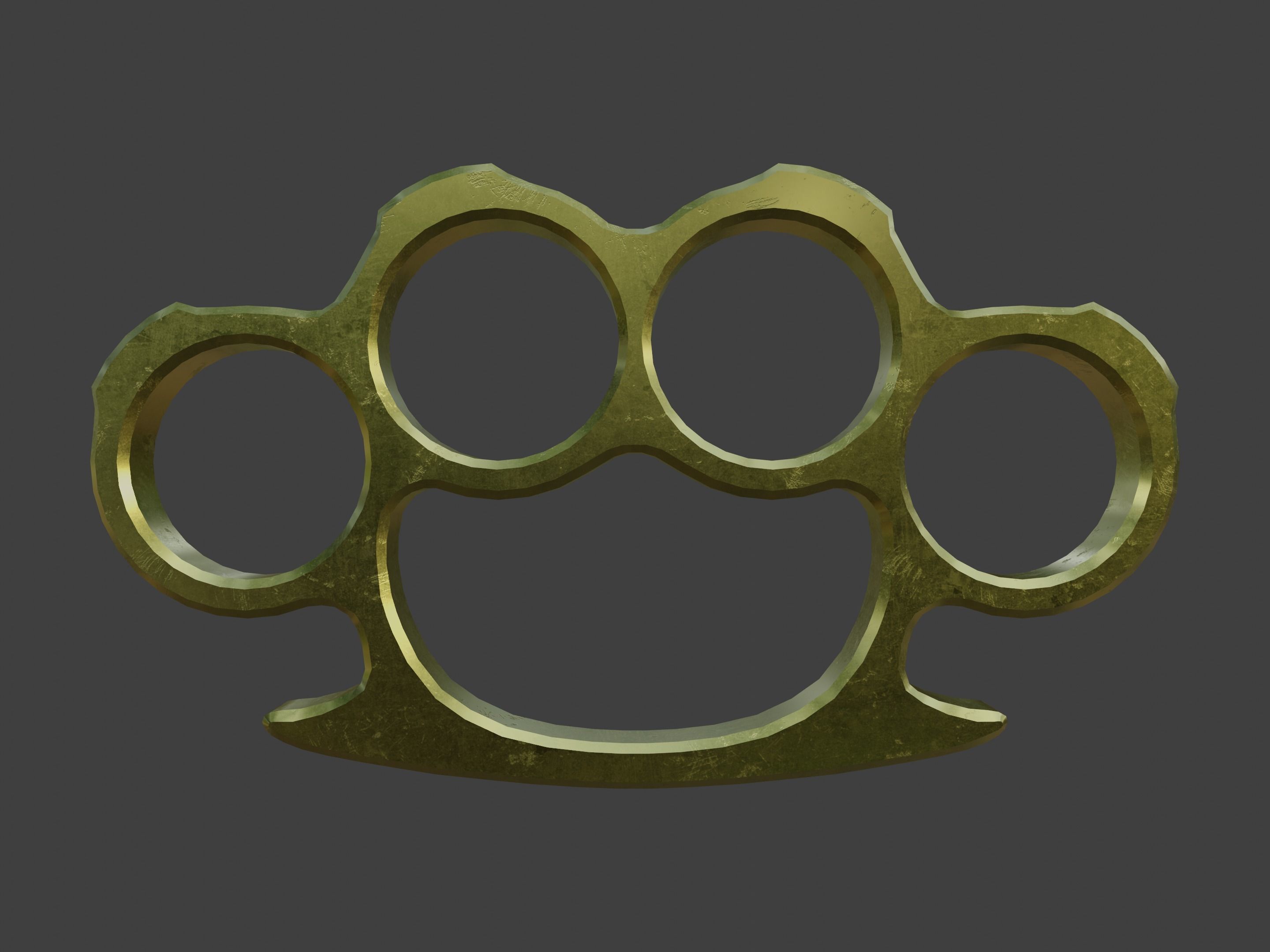 Brass and Steel knuckles free VR / AR / low-poly 3D model | CGTrader