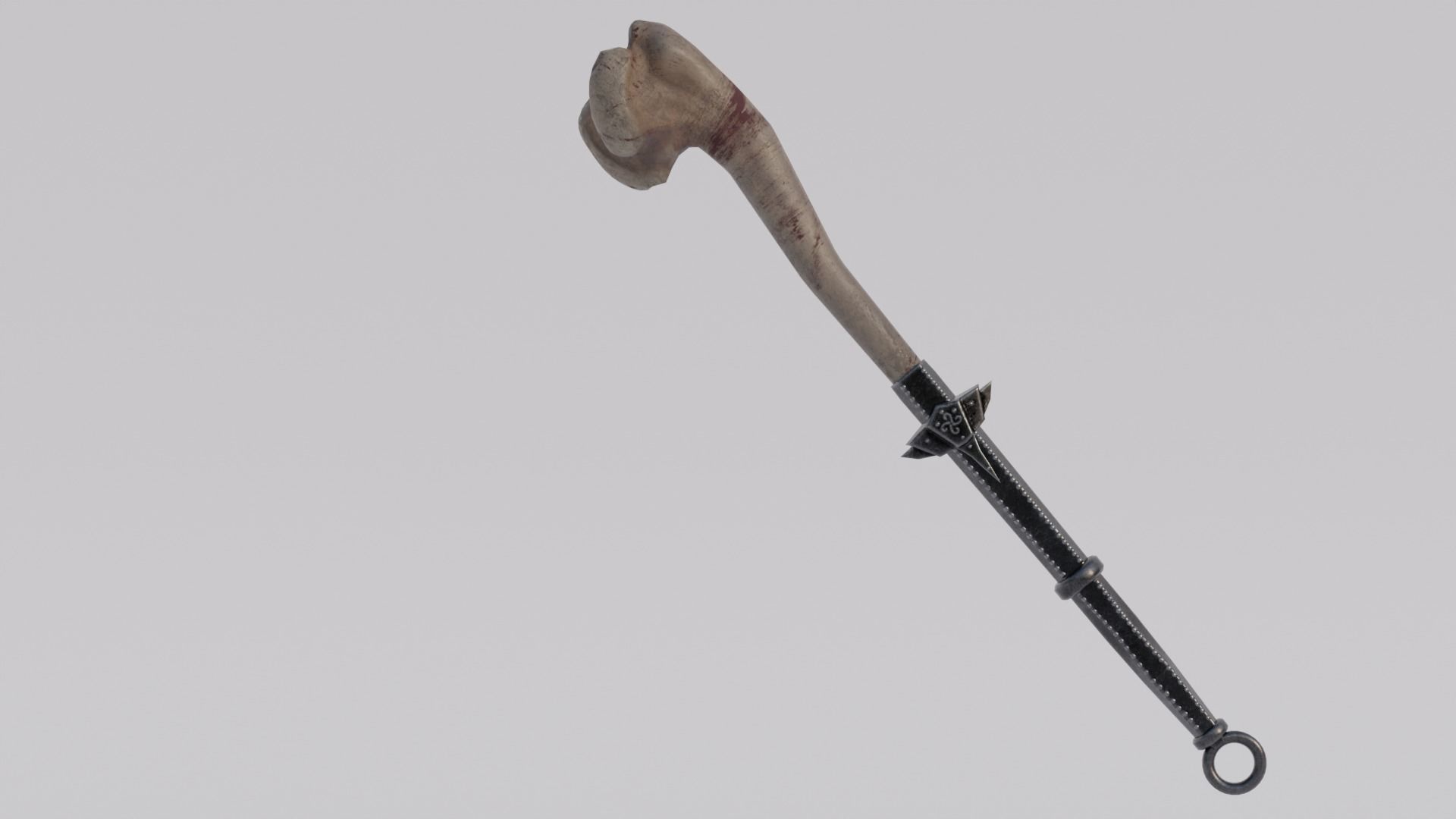 3D model Dragon Bone Two Handed Mace from Skyrim VR / AR / low-poly ...