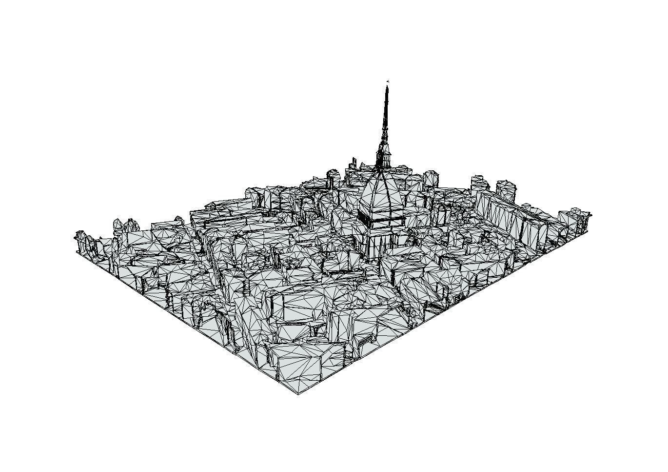 3D model Mole Antonelliana VR / AR / low-poly | CGTrader