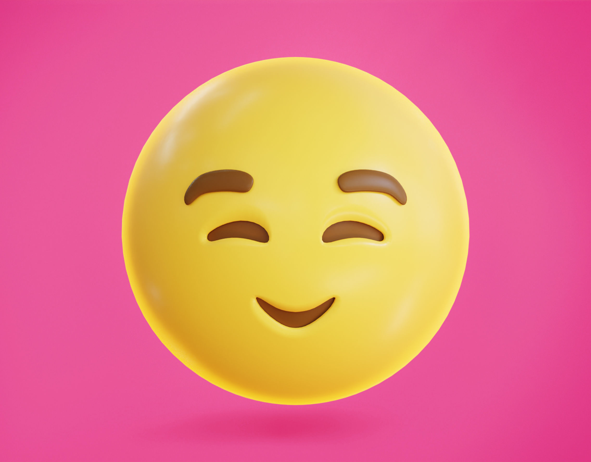 3D model Smiling face Animated Emoji VR / AR / low-poly | CGTrader