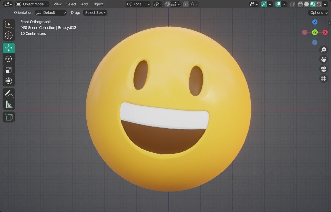 3D model Grinning face Animated Emoji VR / AR / low-poly | CGTrader
