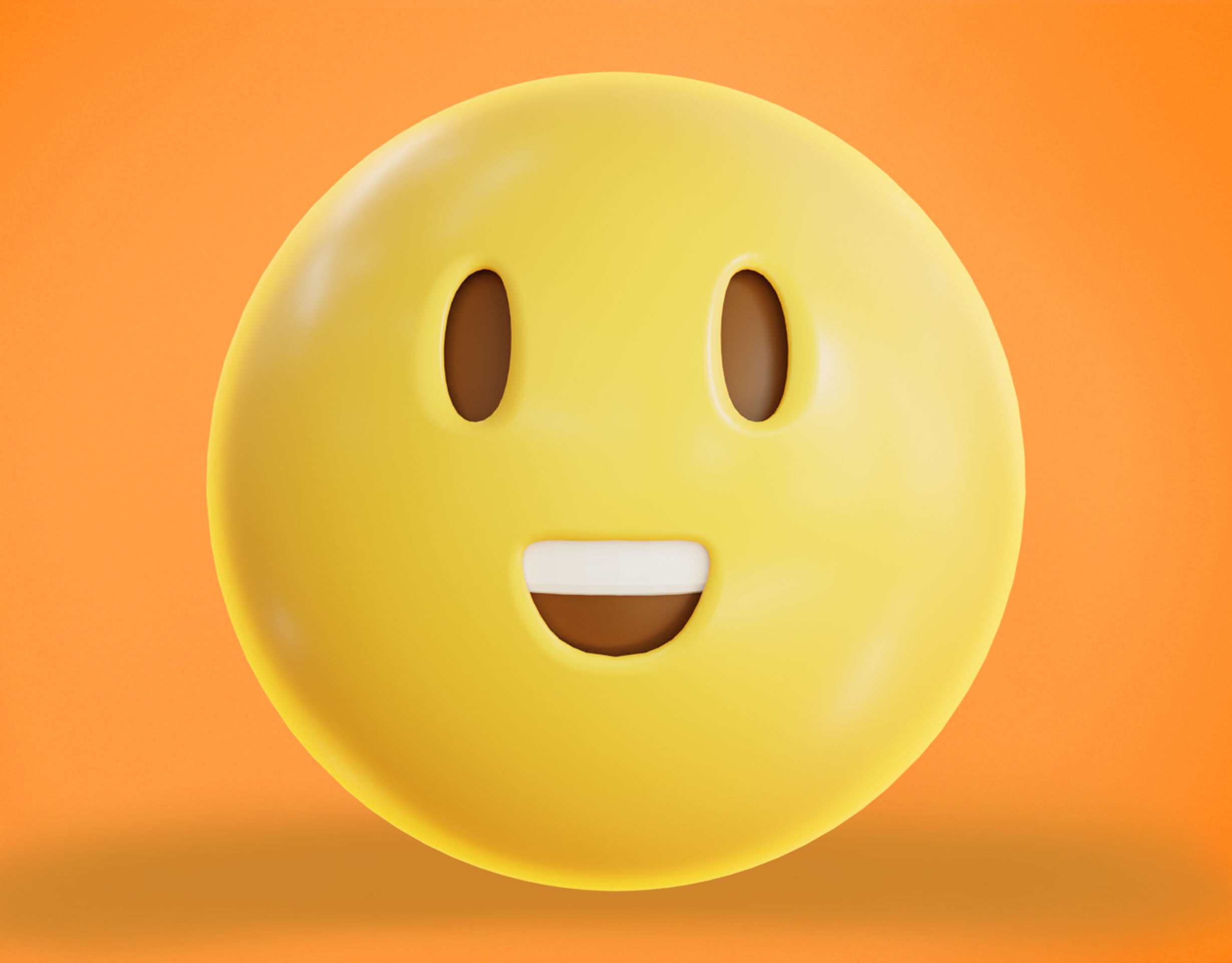 3D model Grinning face Animated Emoji VR / AR / low-poly | CGTrader