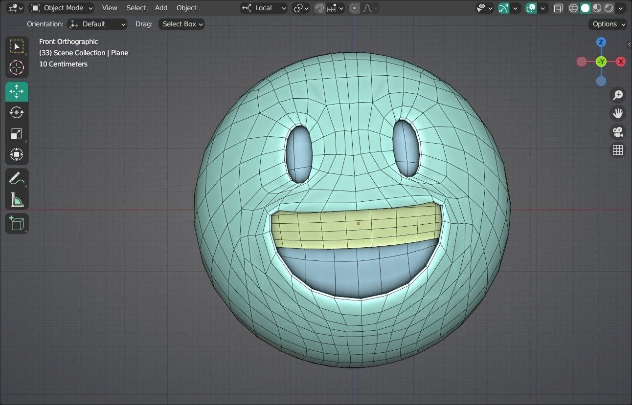 3D model Grinning face Animated Emoji VR / AR / low-poly | CGTrader