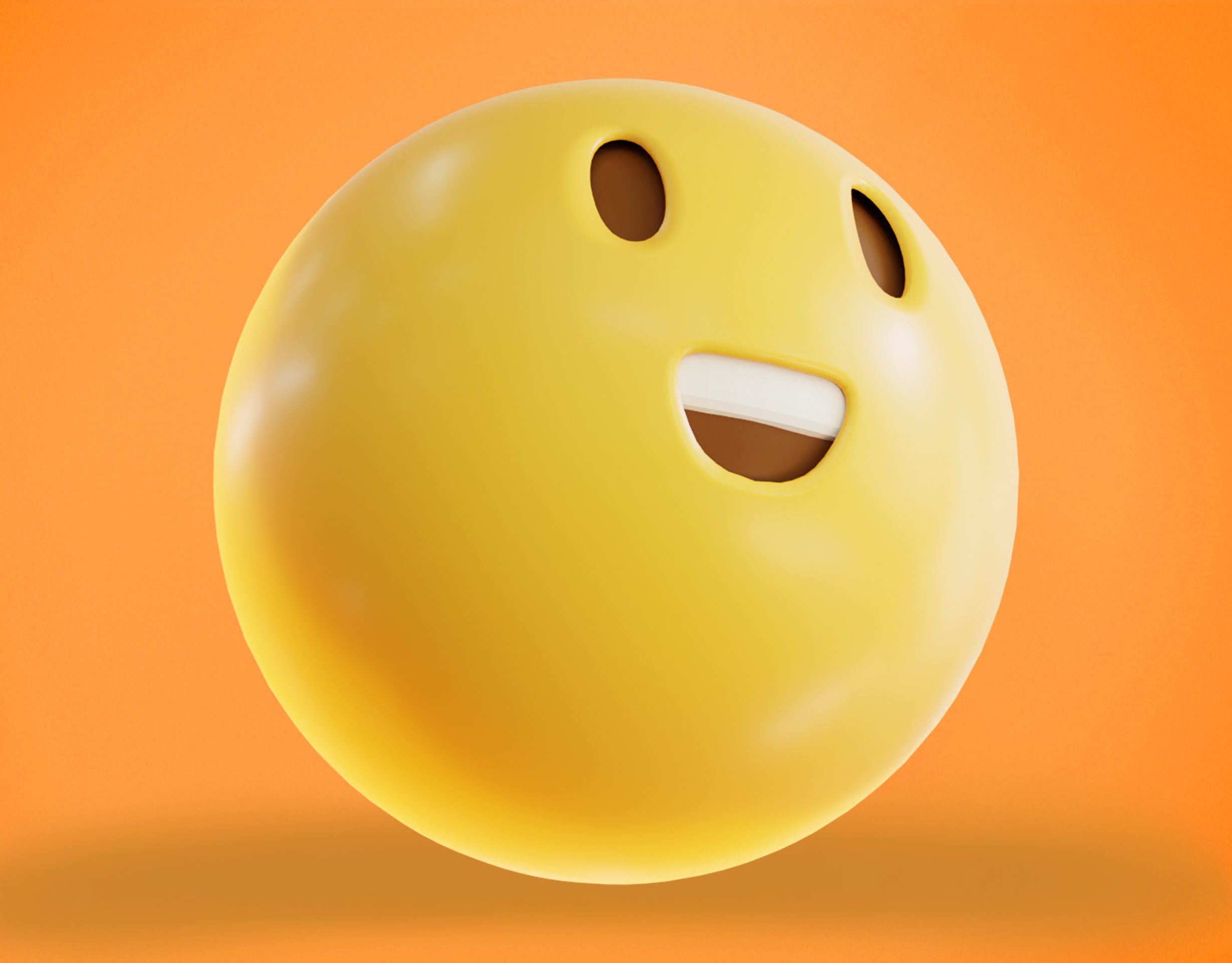 3D model Grinning face Animated Emoji VR / AR / low-poly | CGTrader