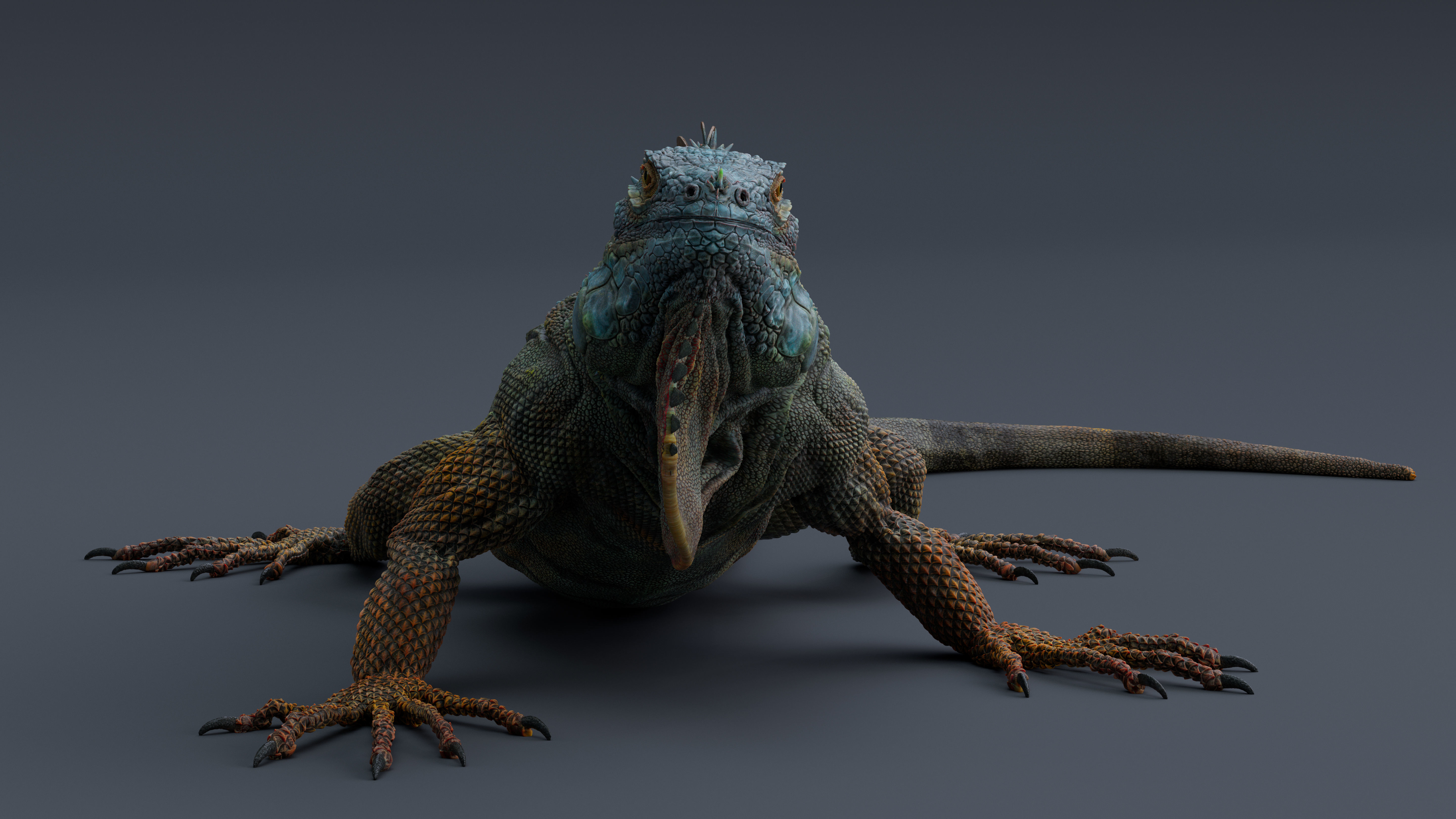 3D model Iguana VR / AR / low-poly | CGTrader