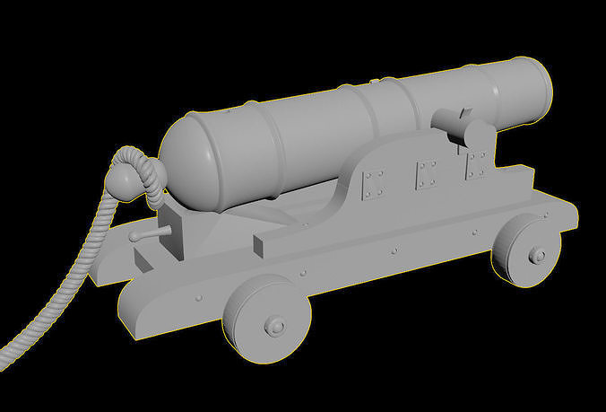 ancient cannon mortar 3D model | CGTrader