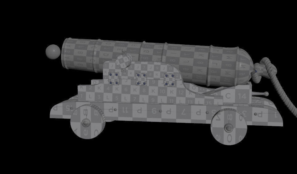 ancient cannon mortar 3D model | CGTrader