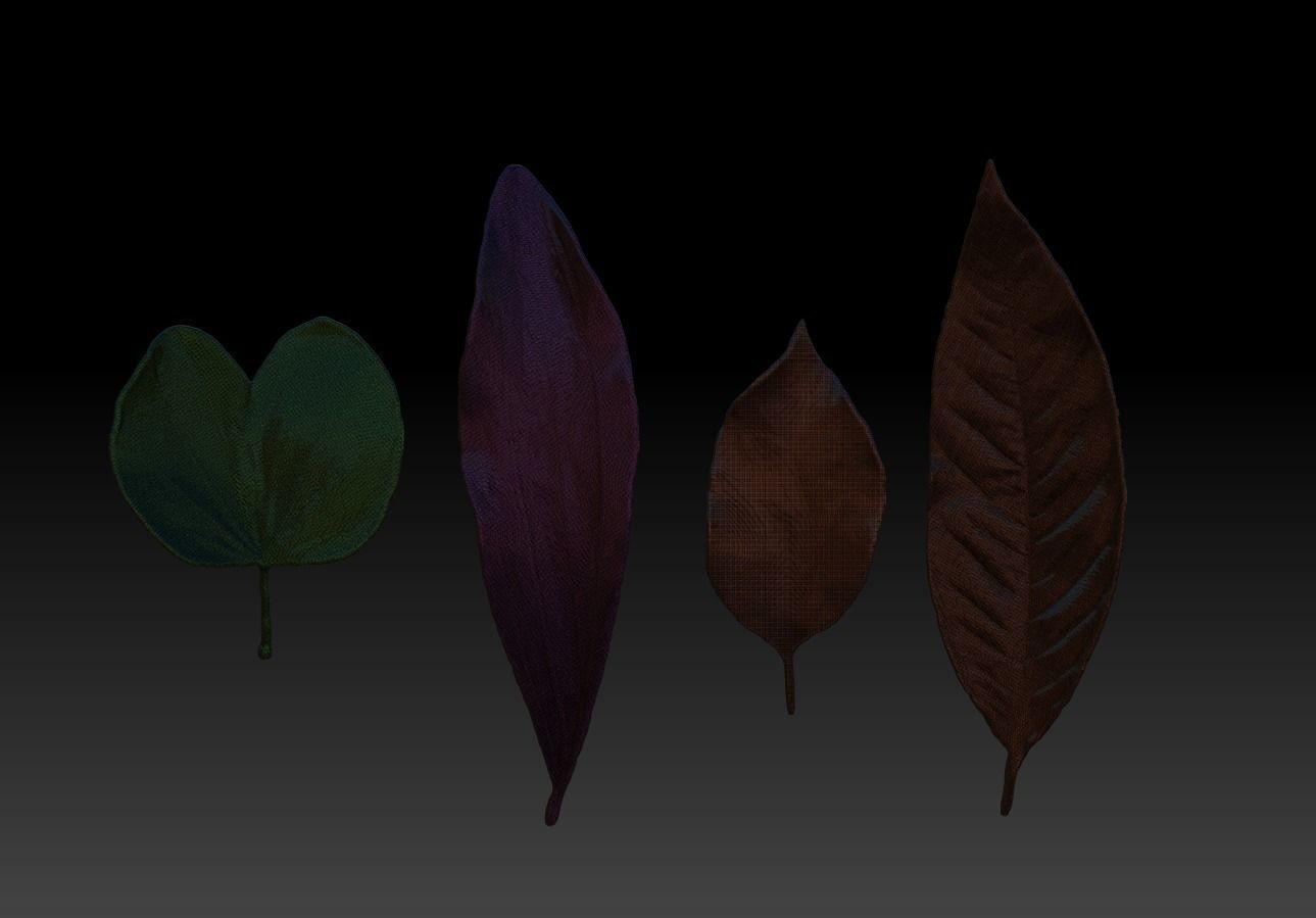 3D printed leaf STL 3D printed leaf STL 3D model 3D printable | CGTrader