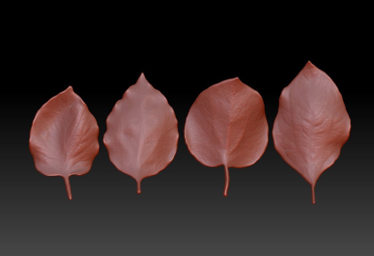 3D printed leaf STL tree leaves Antion 3D model 3D printable | CGTrader