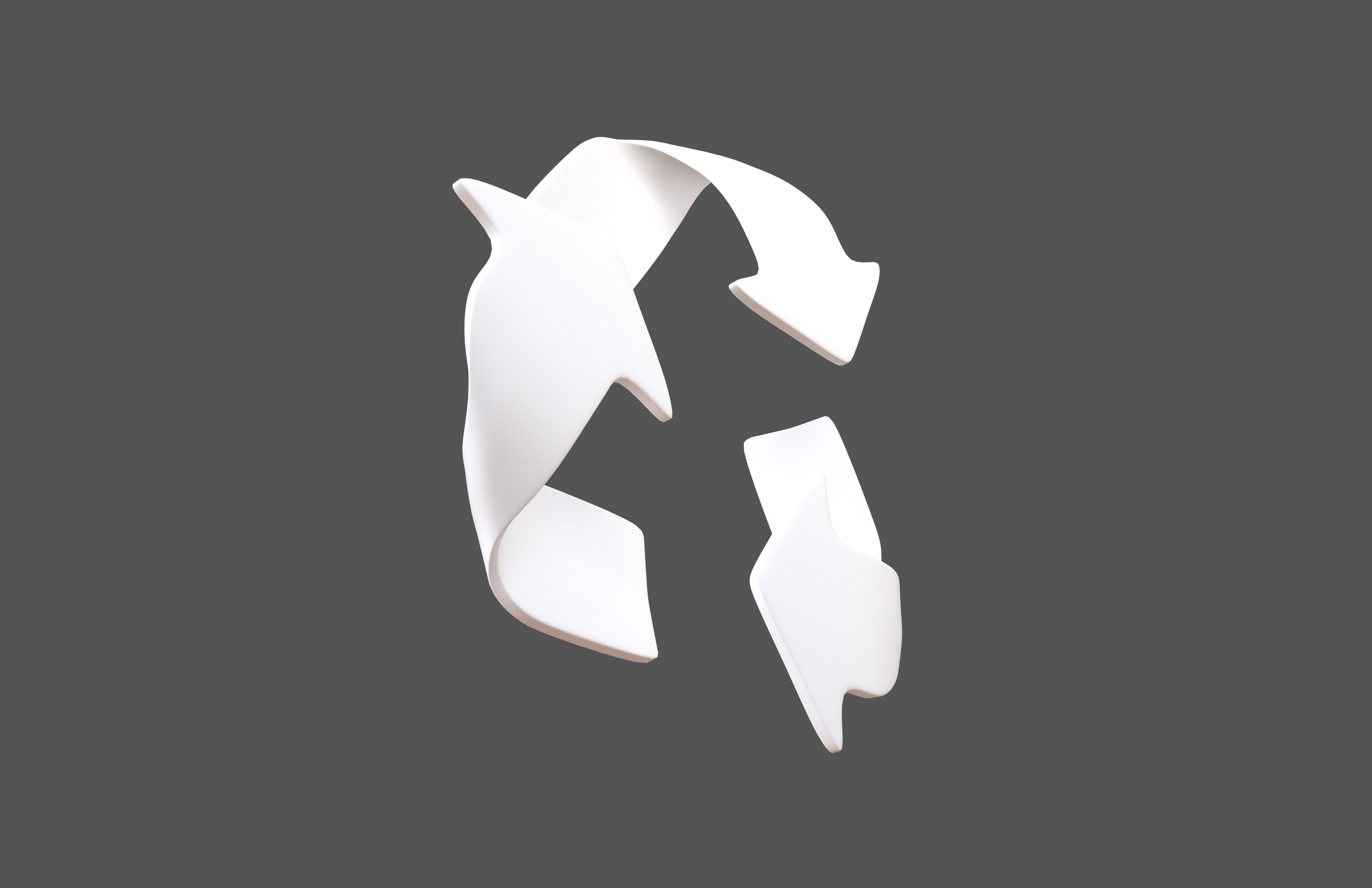 3D model Recycle Symbols v8 003 VR / AR / low-poly | CGTrader