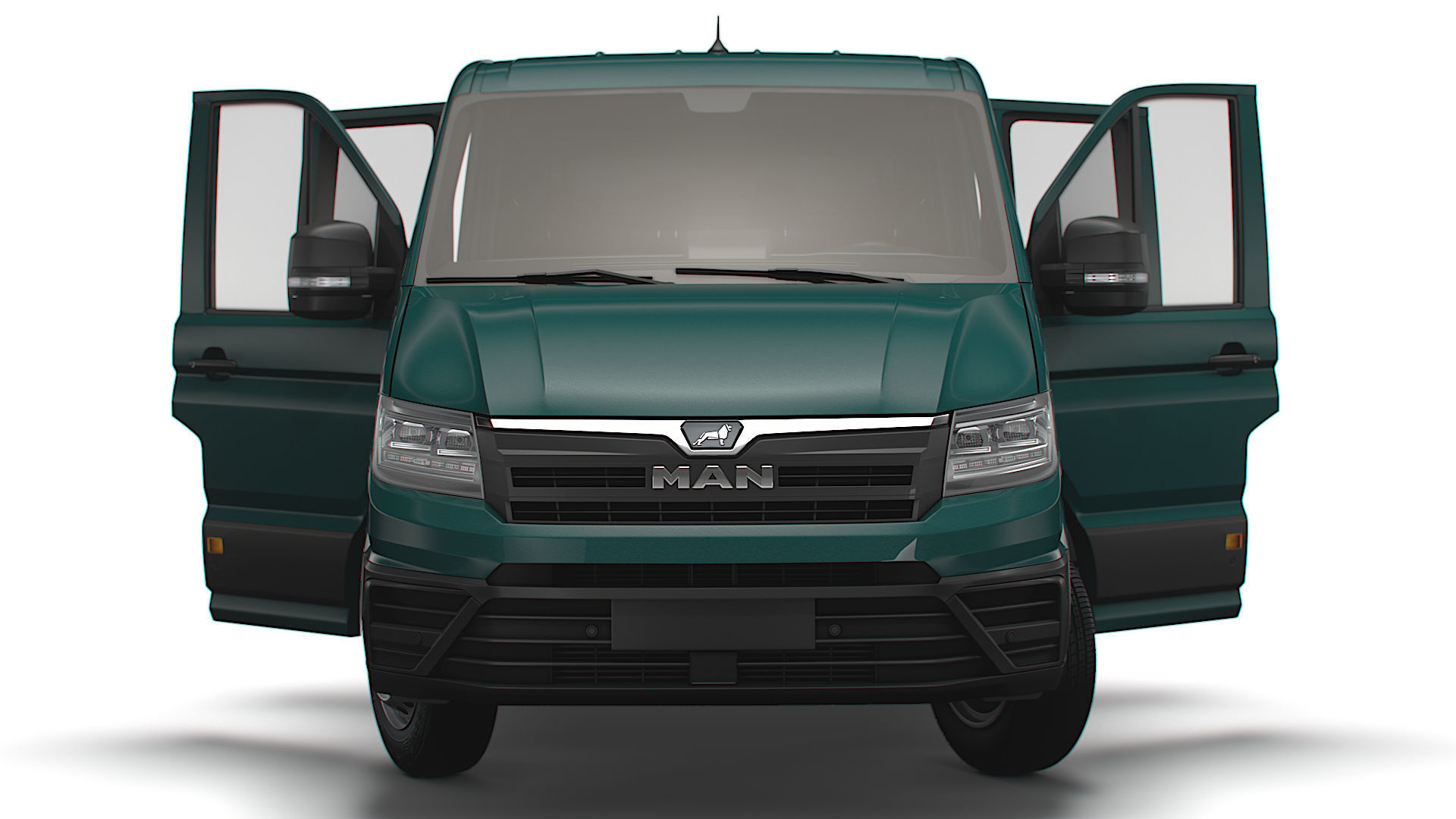 MAN TGE Chassis DoubleCab L1 HQInterior 2023 3D model | CGTrader