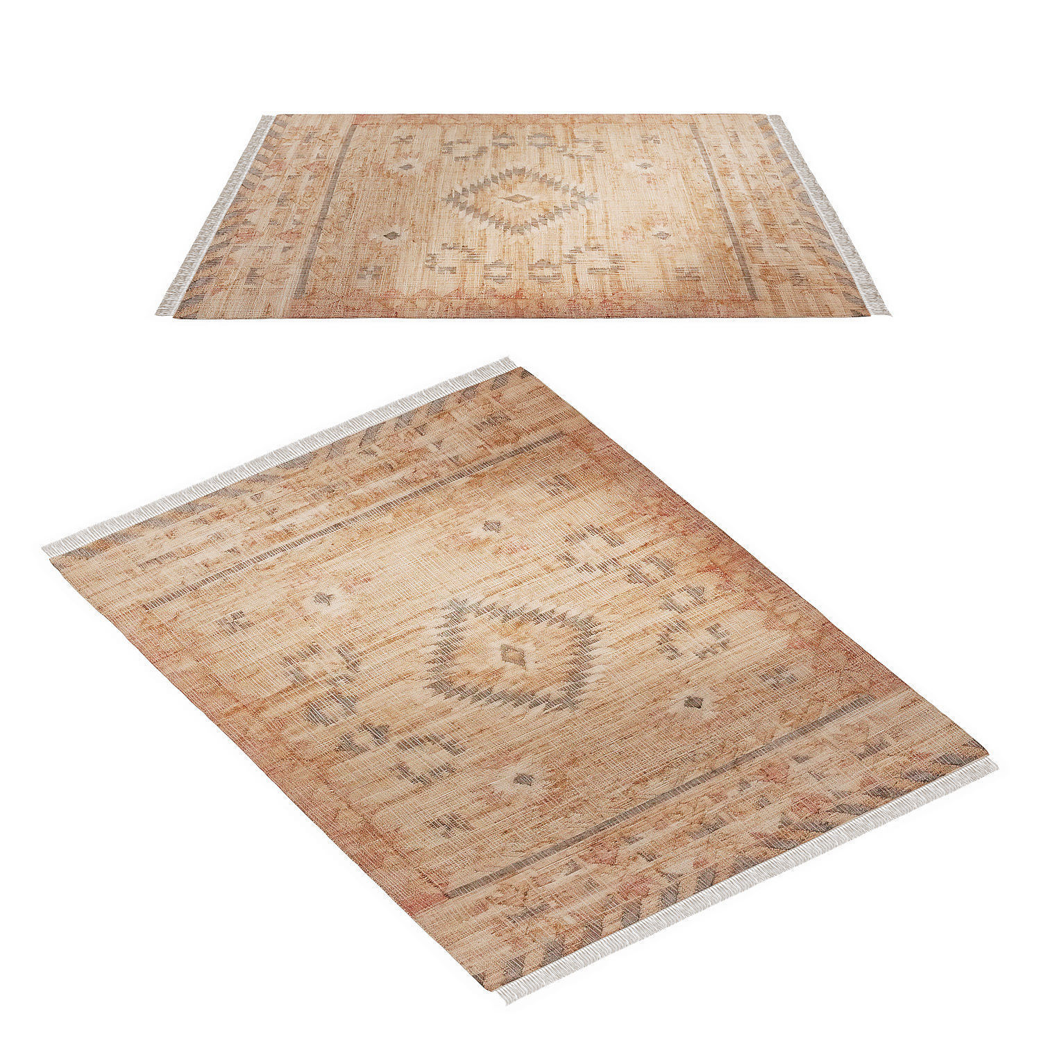 Worn effect carpet Navaja XXL 3D model | CGTrader