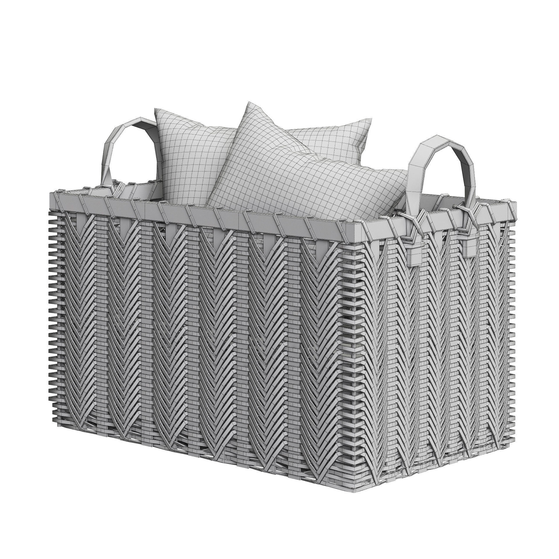 Baskets Set 17 3D model | CGTrader