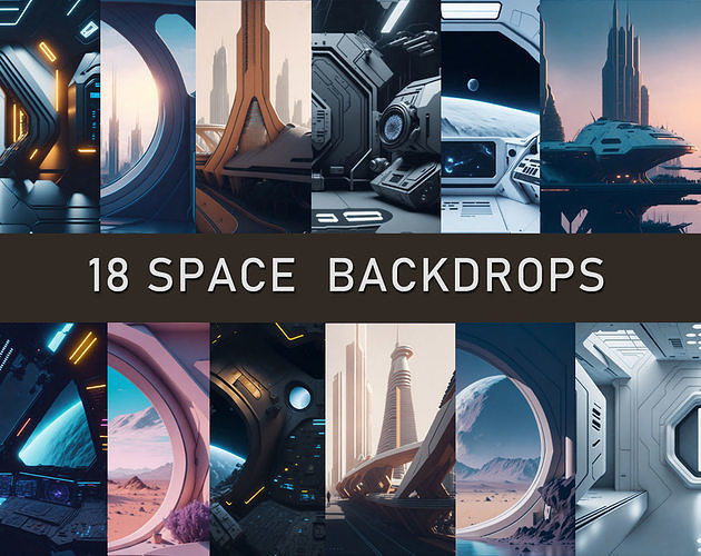 Space Themed Image Backdrops Texture | CGTrader