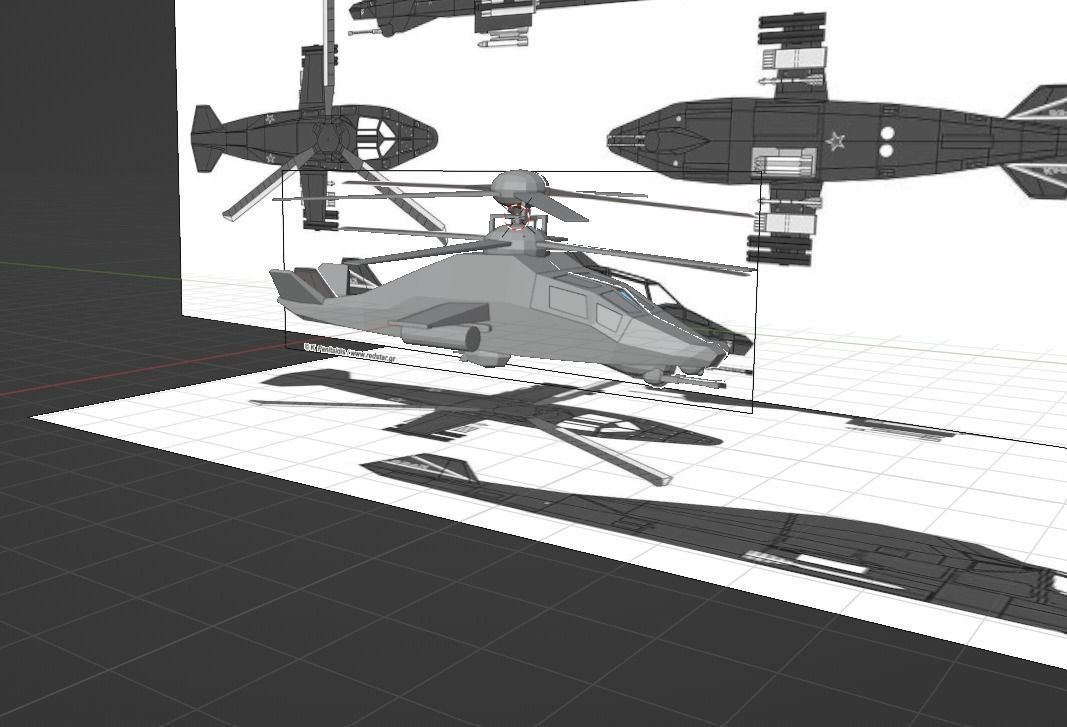 3D model copter VR / AR / low-poly | CGTrader