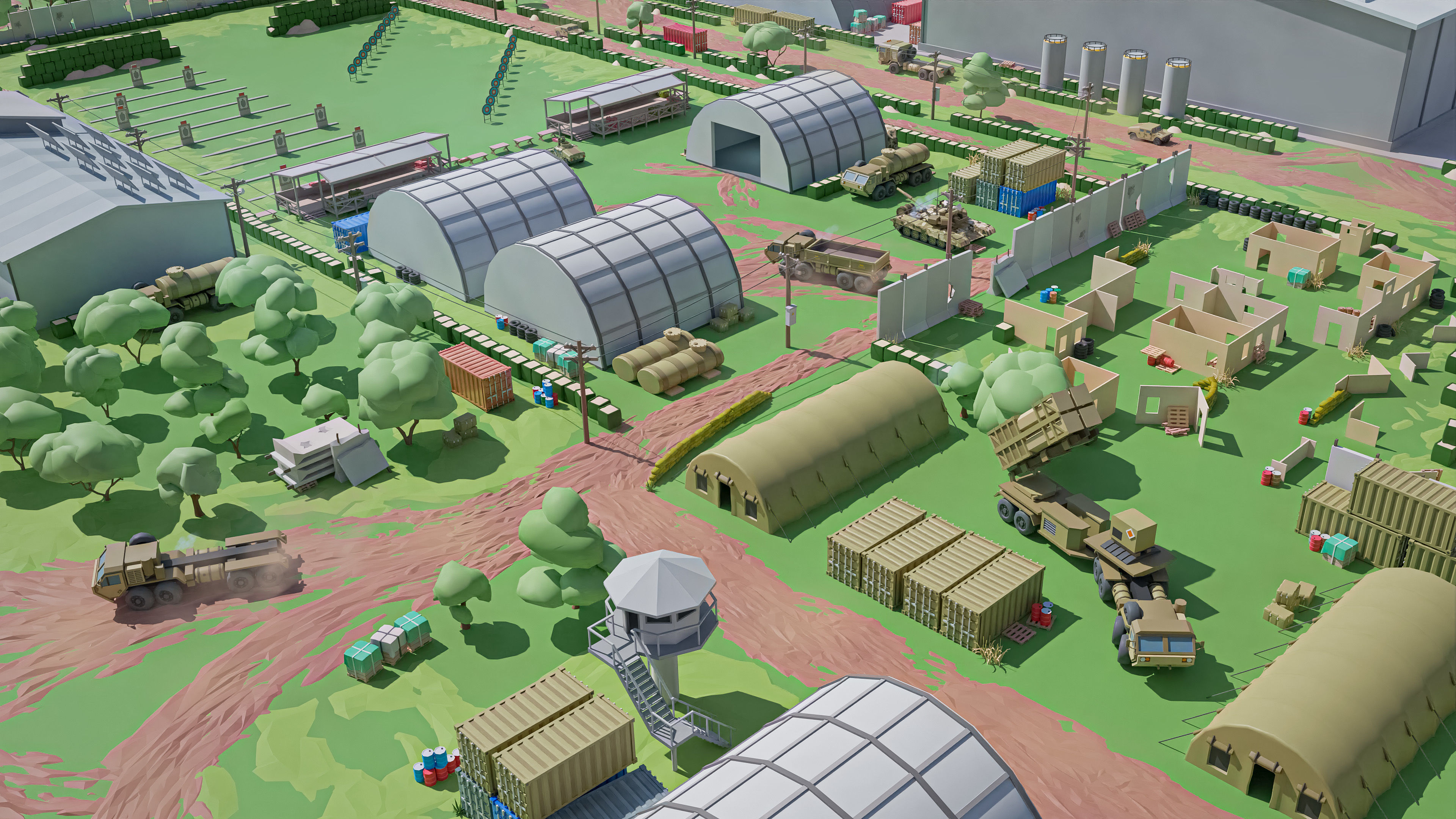 3D model Military 2 VR / AR / low-poly | CGTrader