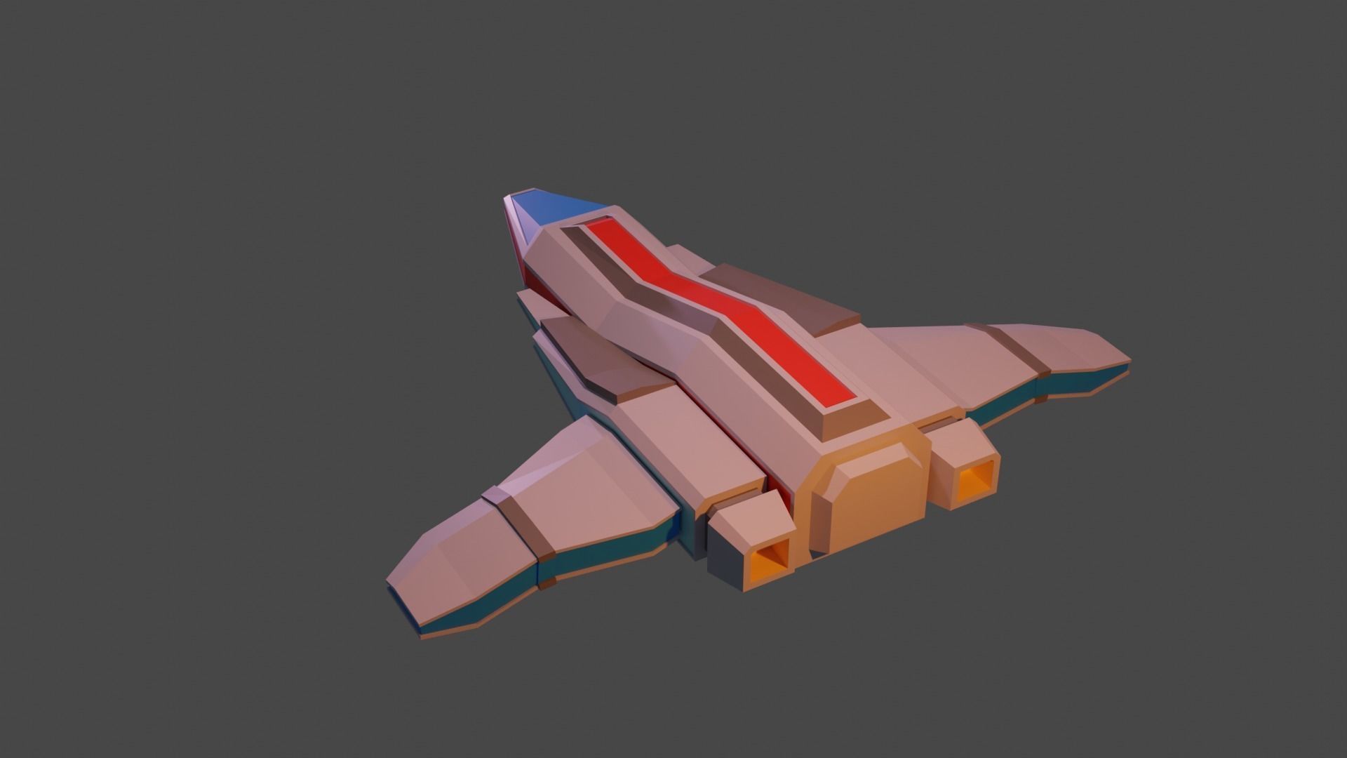 3D model Space ship VR / AR / low-poly | CGTrader