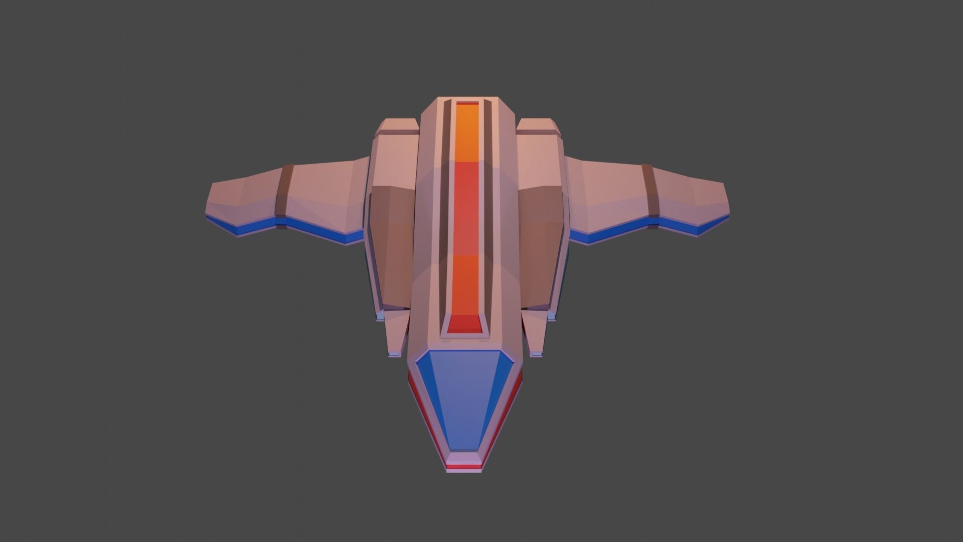 3D model Space ship VR / AR / low-poly | CGTrader