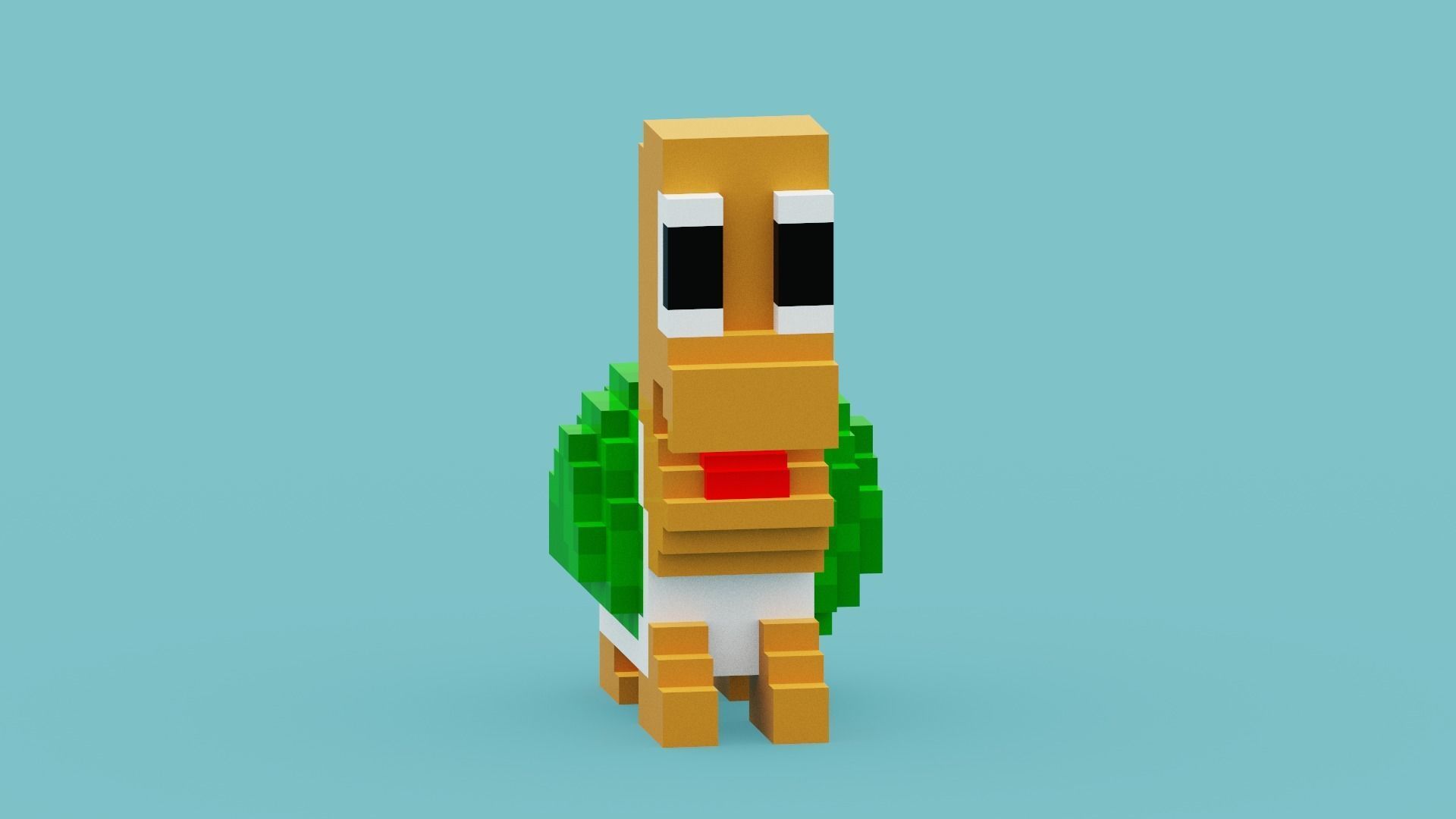 3D model Mario Turtle VR / AR / low-poly | CGTrader