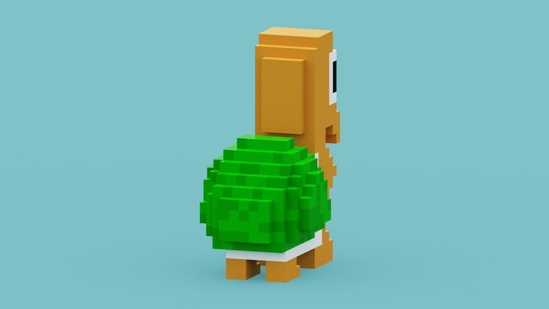 3D model Mario Turtle VR / AR / low-poly | CGTrader
