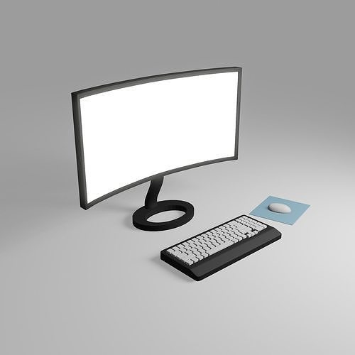 3D model Low Poly PC VR / AR / low-poly | CGTrader