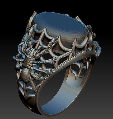 spider ring 3D model | CGTrader