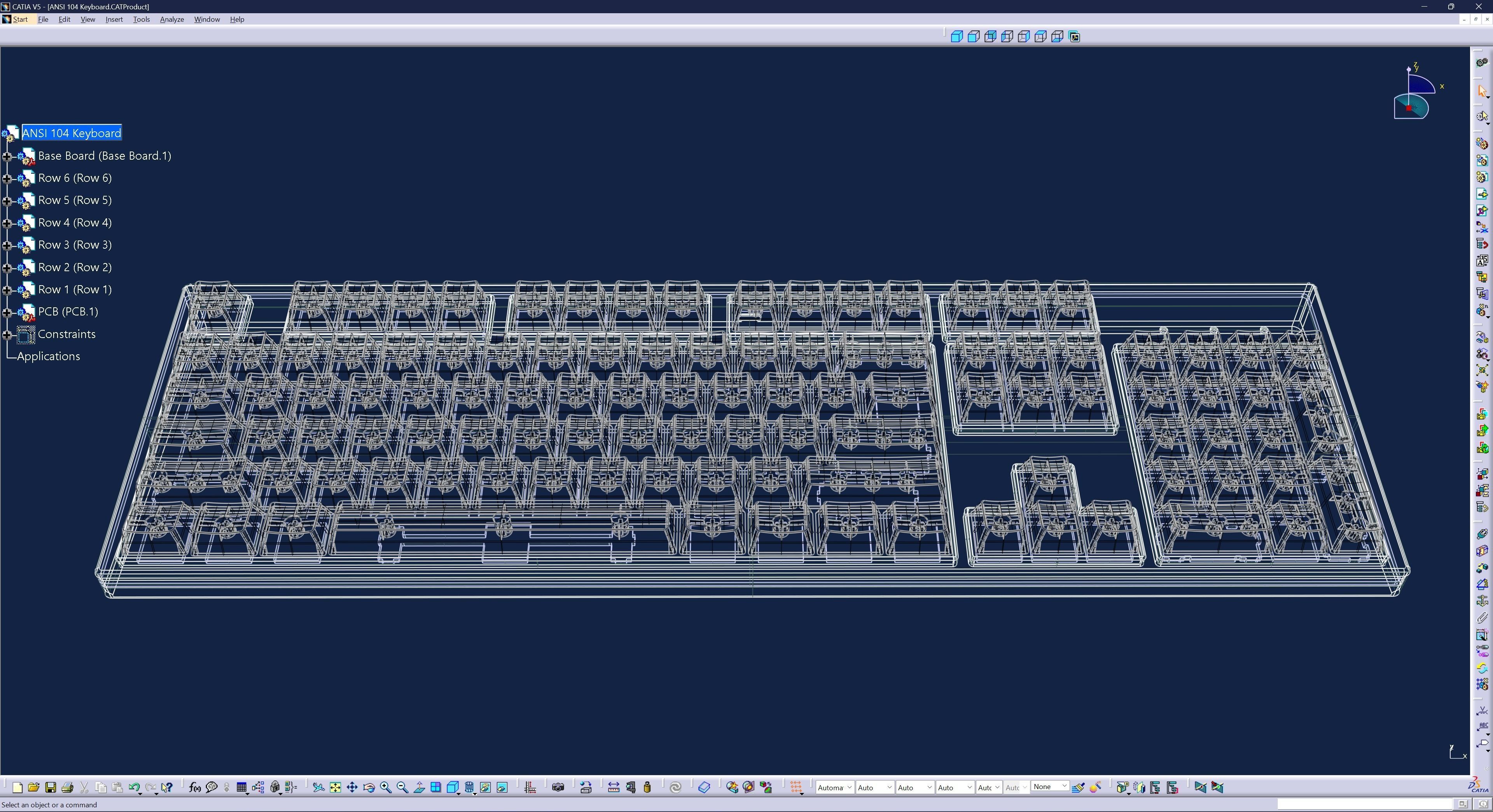 Mechanical Keyboard 3D model | CGTrader