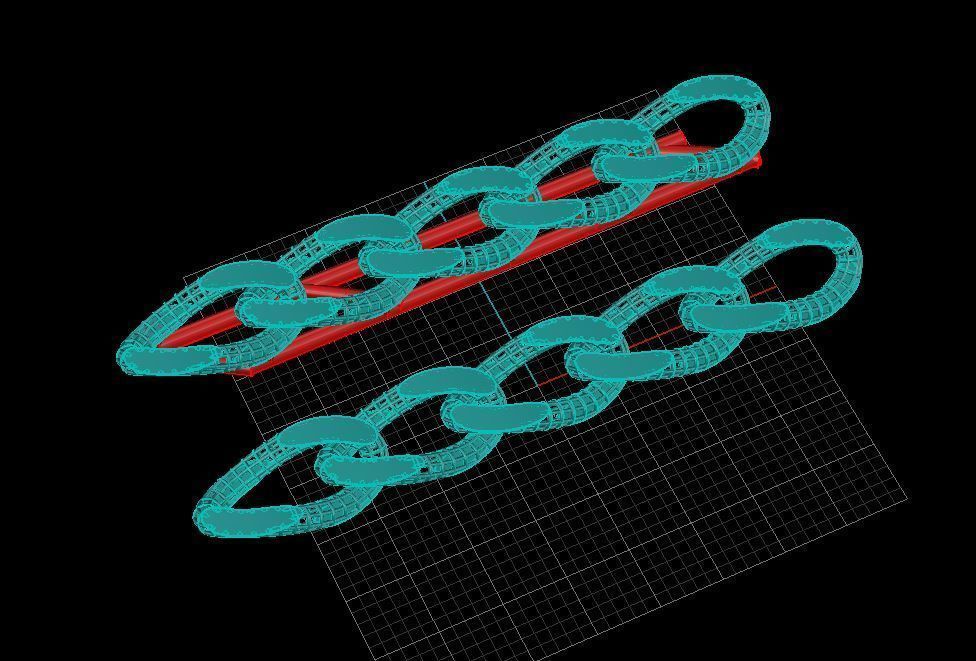 fusion cuban chain 3D model 3D printable | CGTrader