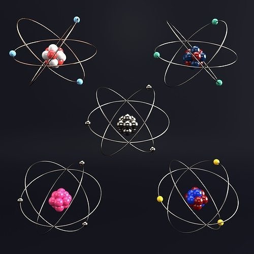 Atom 4 3D model | CGTrader