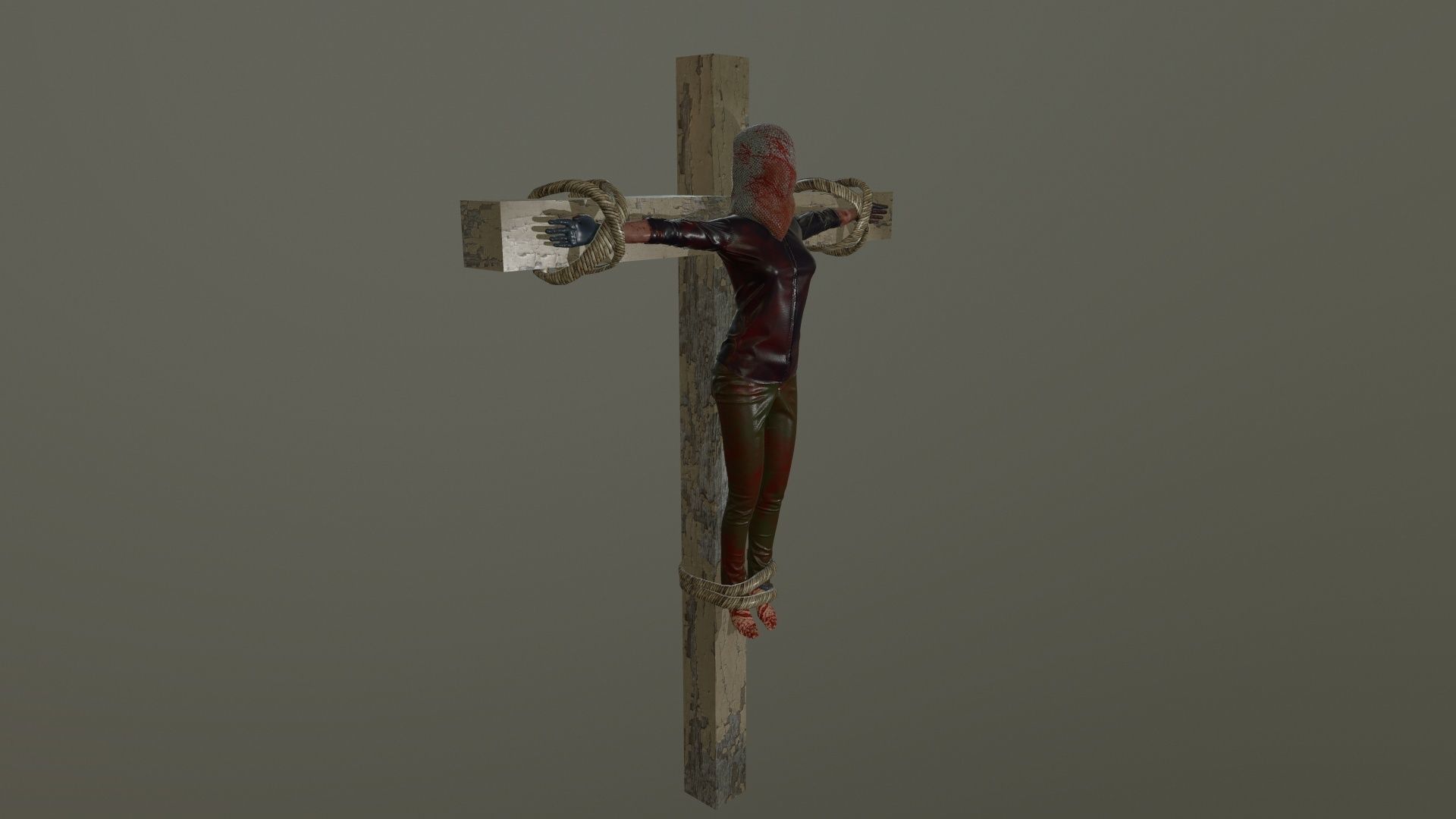3D model Crucified dead woman VR / AR / low-poly | CGTrader