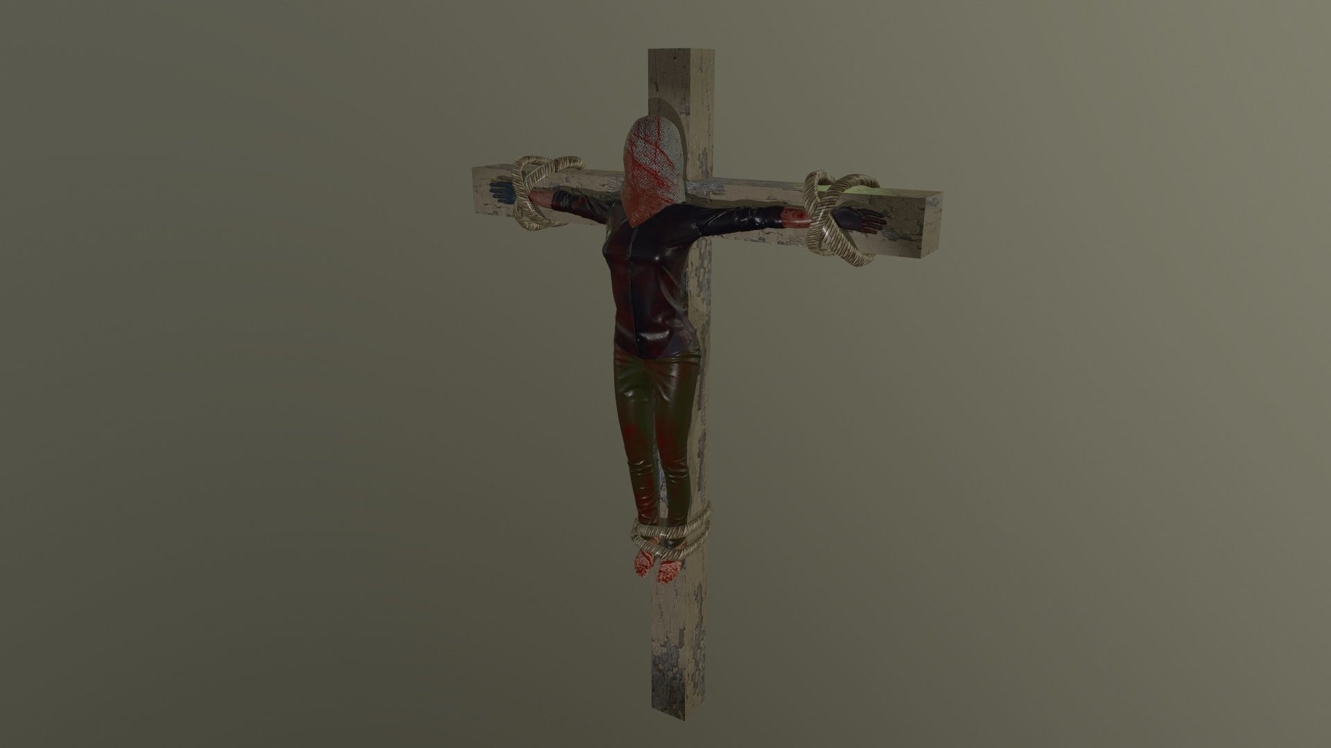 3D model Crucified dead woman VR / AR / low-poly | CGTrader