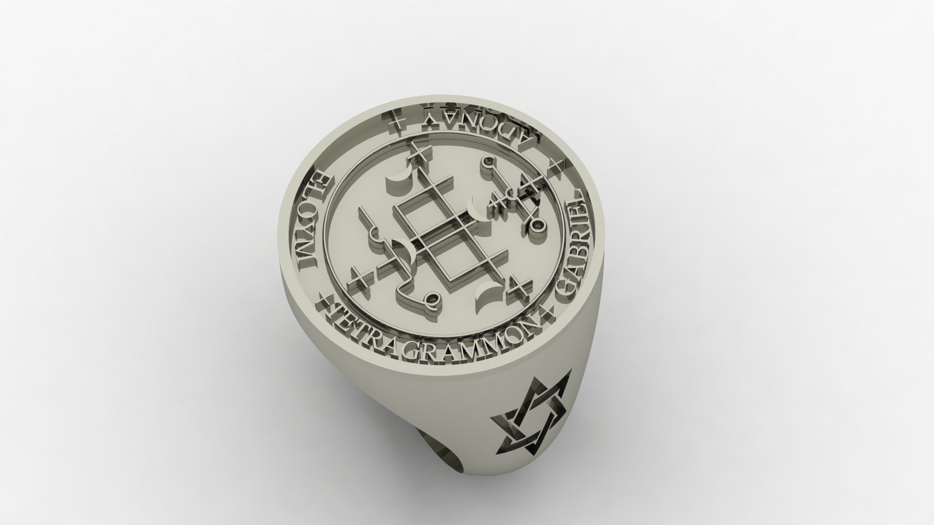 esoteric ring 3D model | CGTrader